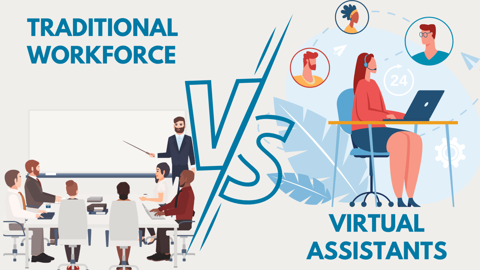 Cost of a Virtual Assistants vs. Traditional Workforce | Falcon Virtual